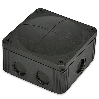 Combi 607/5 Black Junction Box| Electrical Wholesaler