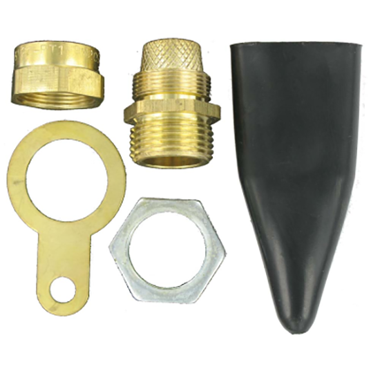Deligo BW20 20mm Brass Cable Gland – IP54 Indoor SWA Cable Termination ...